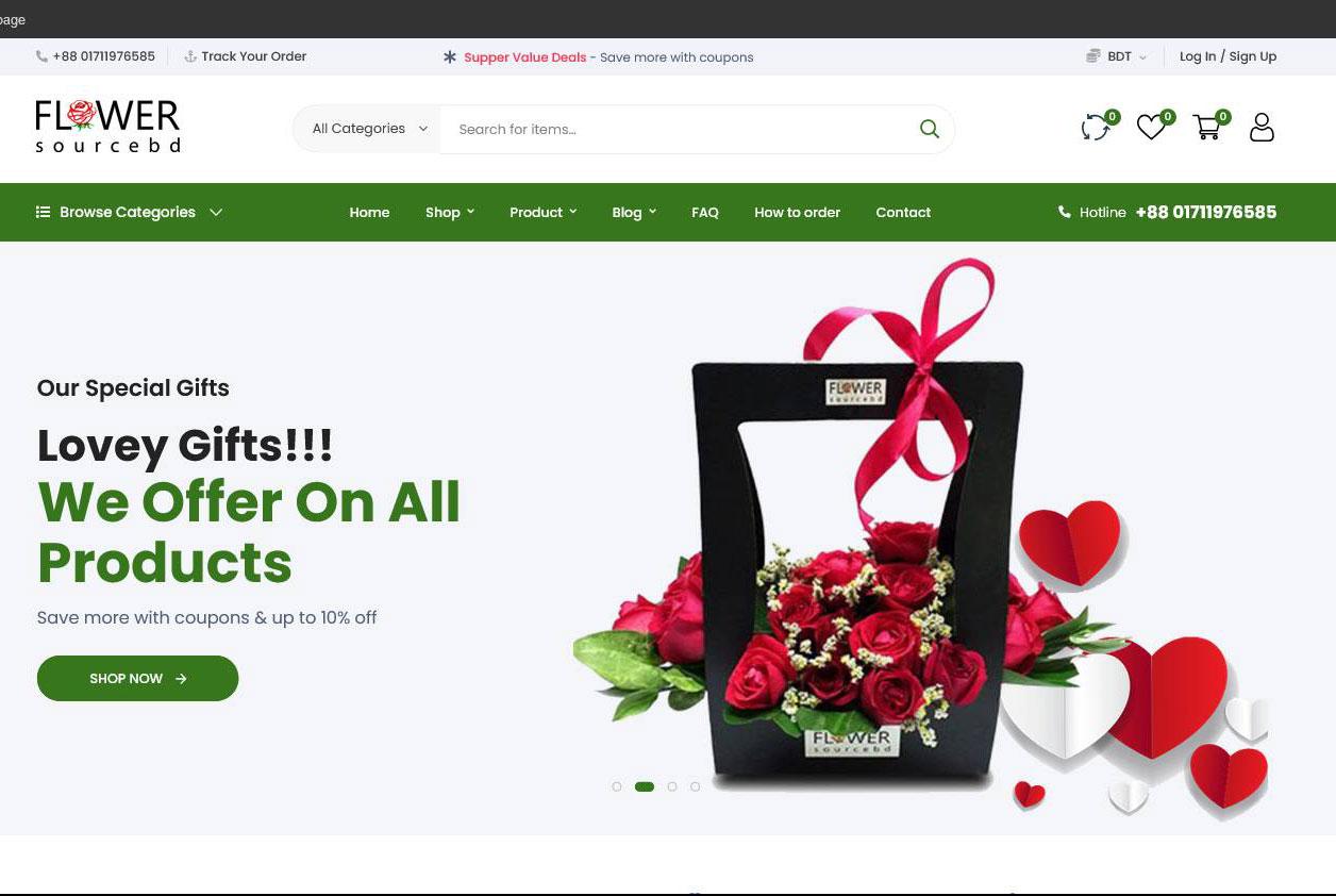 Online Flowers & Gifts Shop | Flower Source BD | Flower Shop BD